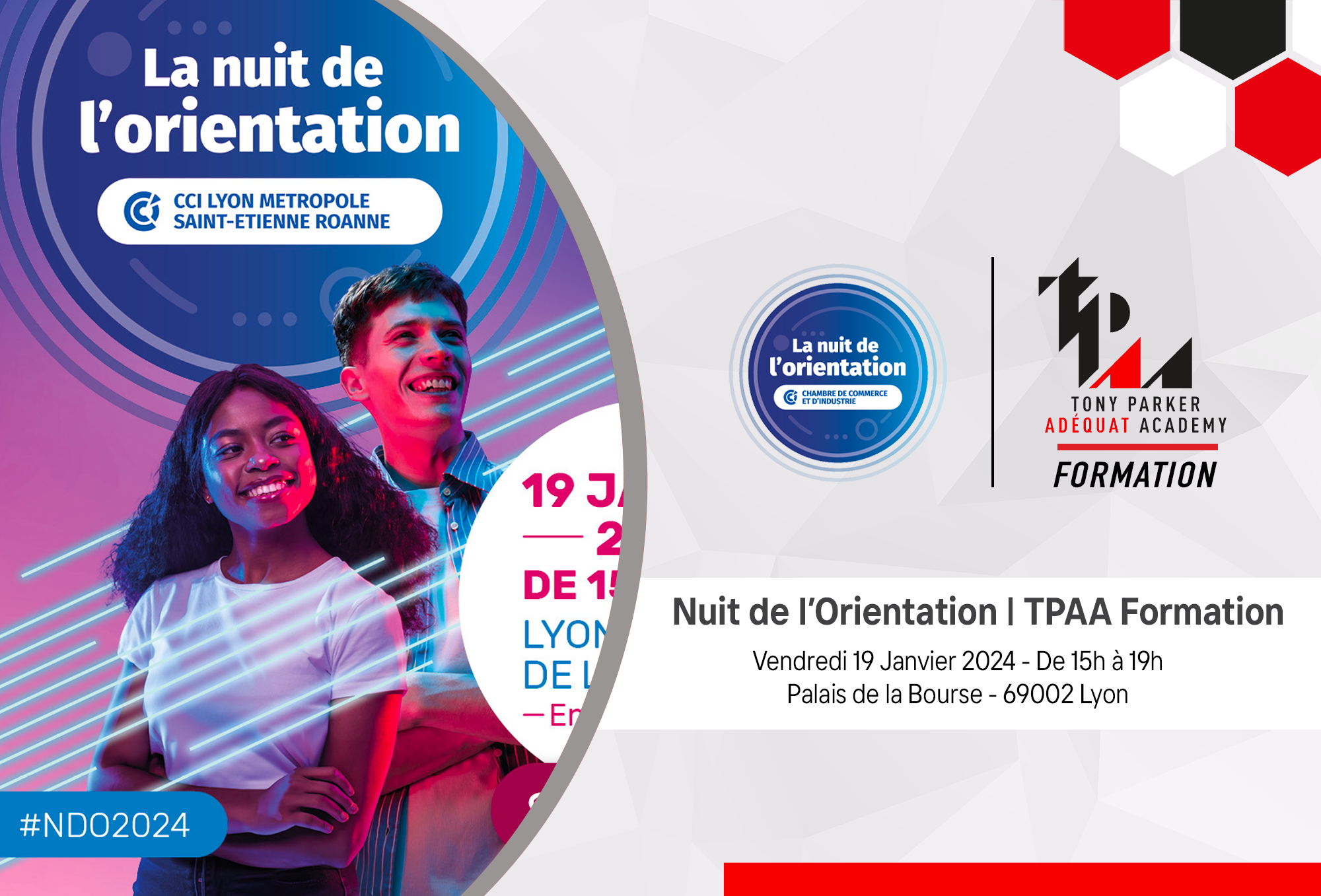 La TPAA Formation à la Nuit de l’Orientation - Tony Parker Adéquat Academy
