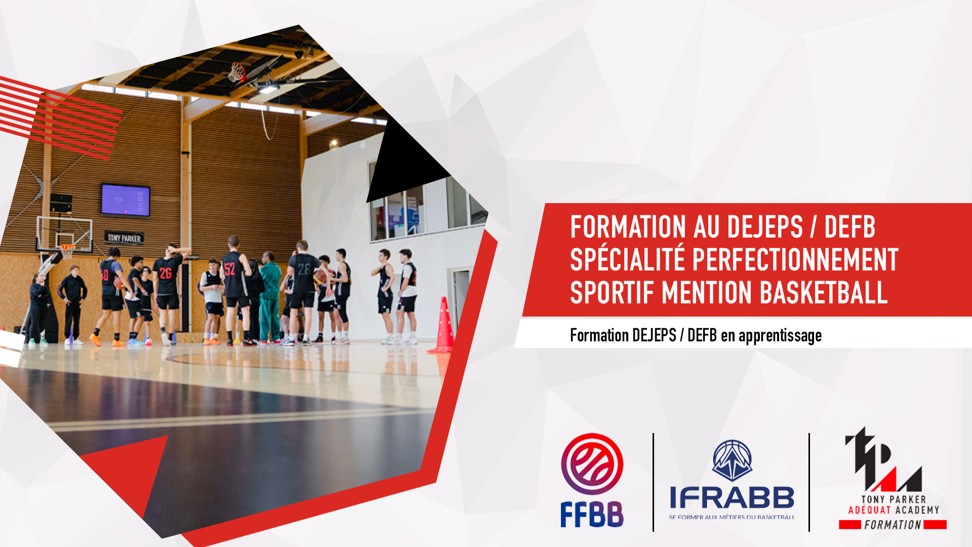 Nouveau programme à la Tony Parker Adéquat Academy Formation : le ...